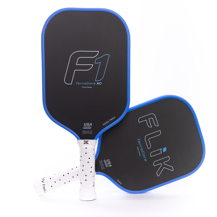 FLiK F1 Elongated USAP Approved Pickleball Paddle | body helix